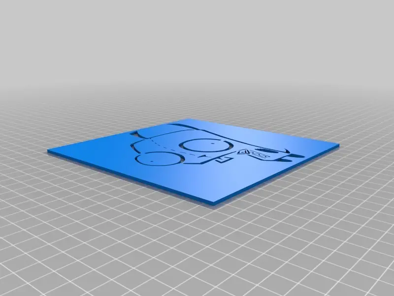 Free Digital Art STL Download - Gir stencil 4by SMT_M 🦊