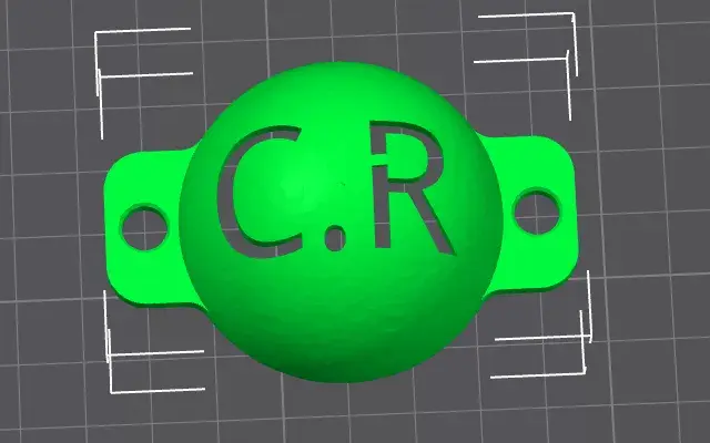 Free Sports & Exercise Equipment STL Download - C.R Golf ball markerby ...