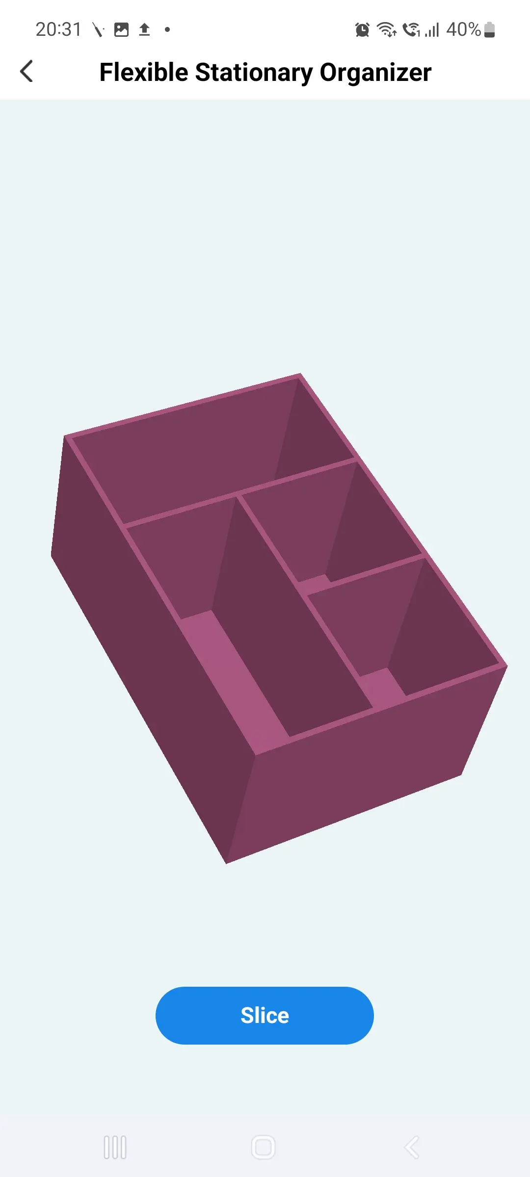 3D Printer Files | 3MF File | Flexible Stationary Organizer | Creality ...