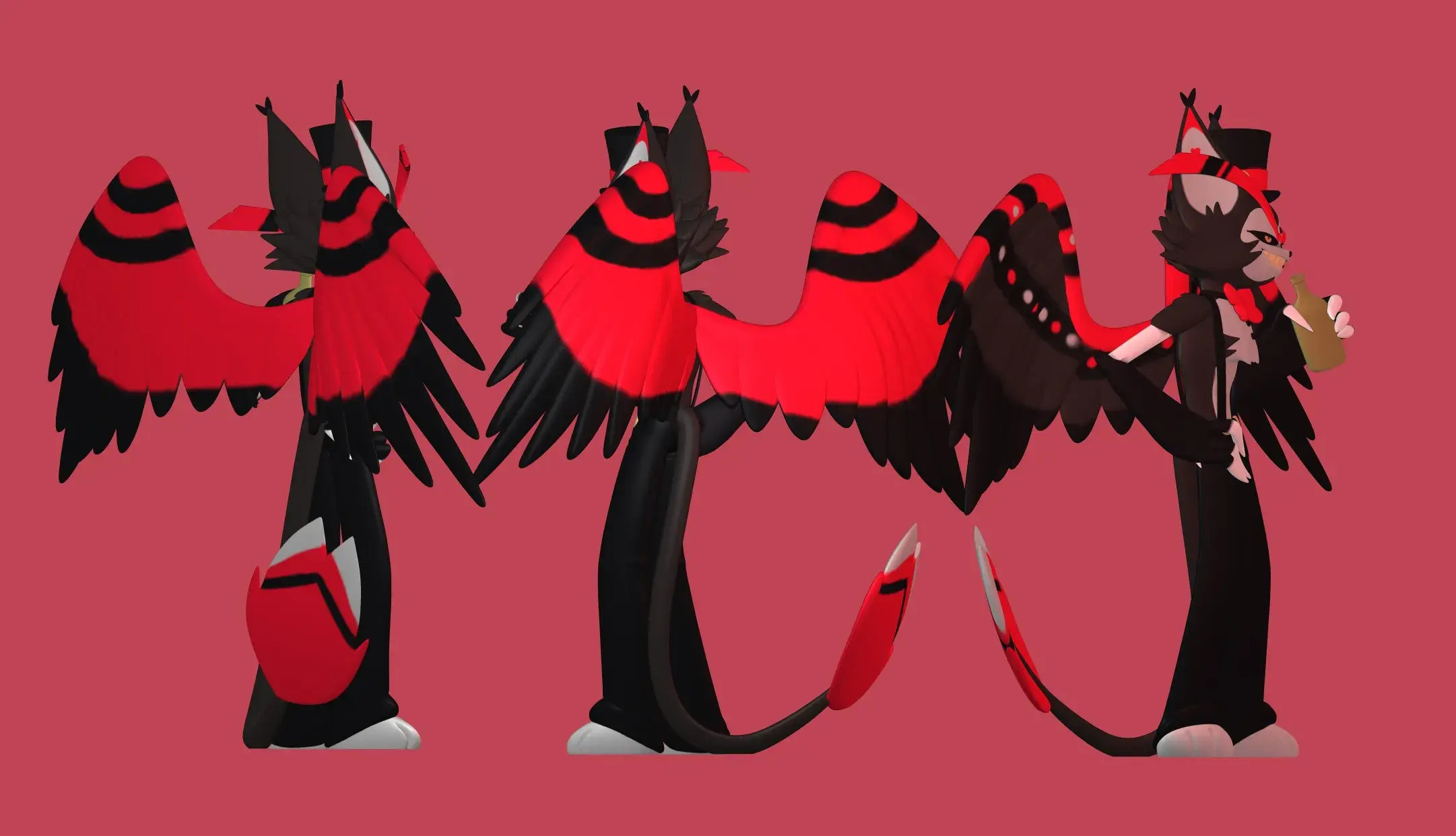 Characters & Creatures STL Download - Husk Hazbin Hotelby Ayame Amino
