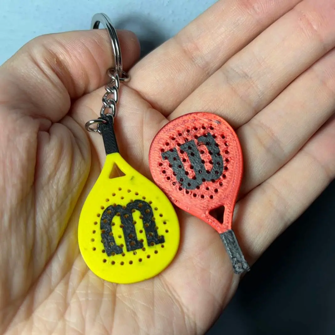 3D Printer Files | 3MF File | Wilson Padel Racket Keychain | Creality Cloud