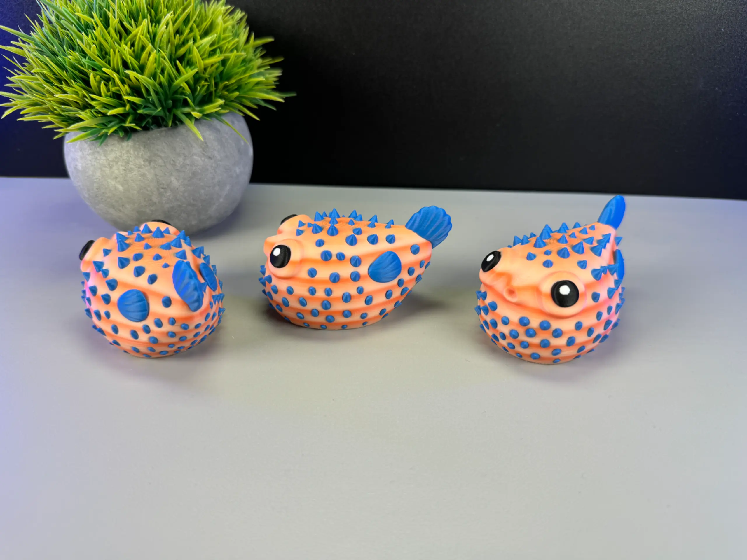 3D Printer Files | 3MF File | Cute Puffer Fish | Creality Cloud