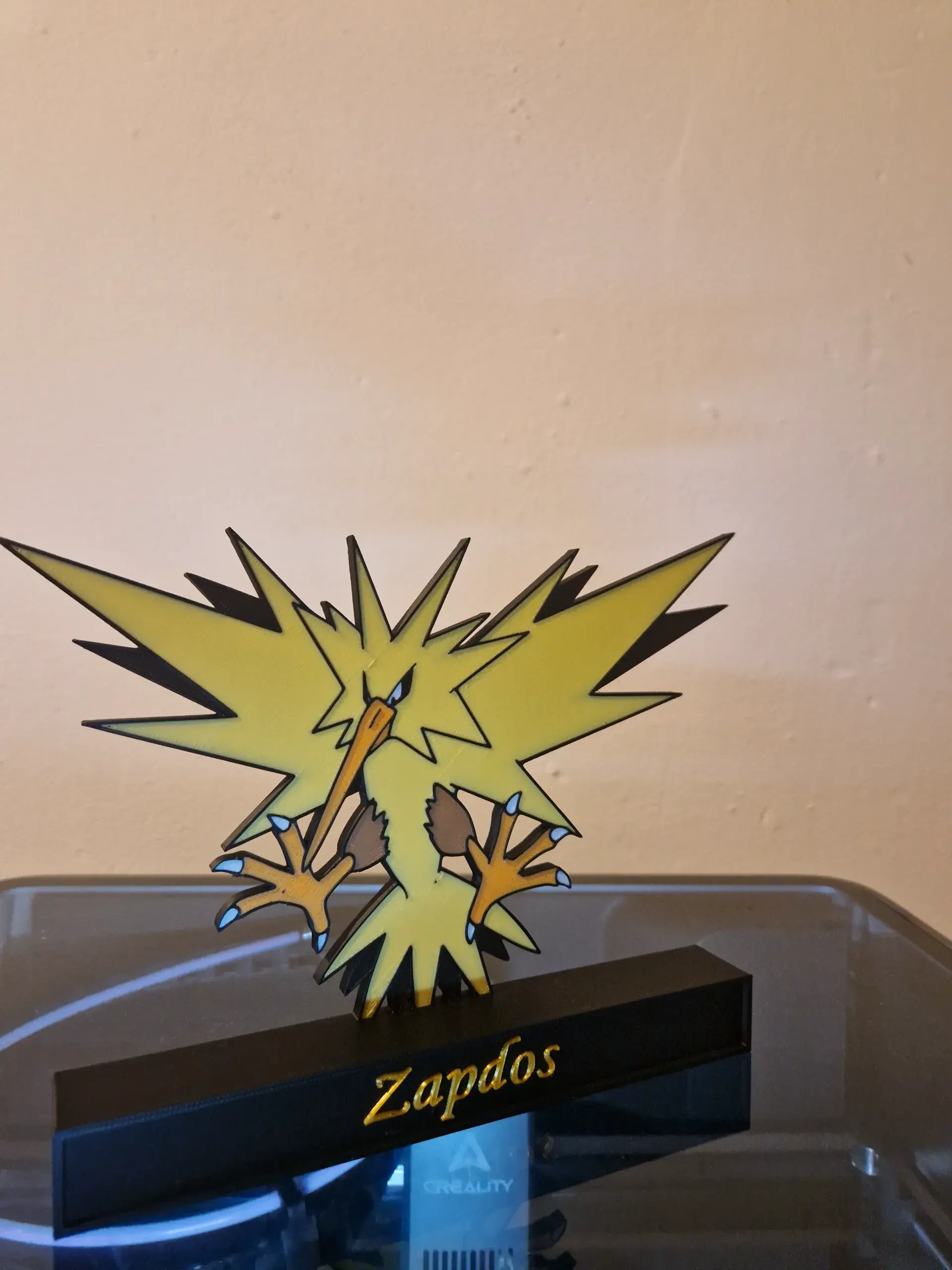 3D Printer Files | 3MF File | Zapdos on stand | Creality Cloud