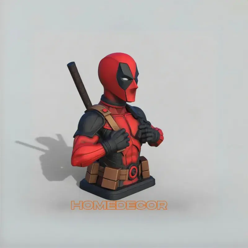 3D Printer Files | 3MF File | Deadpool Bust | Creality Cloud