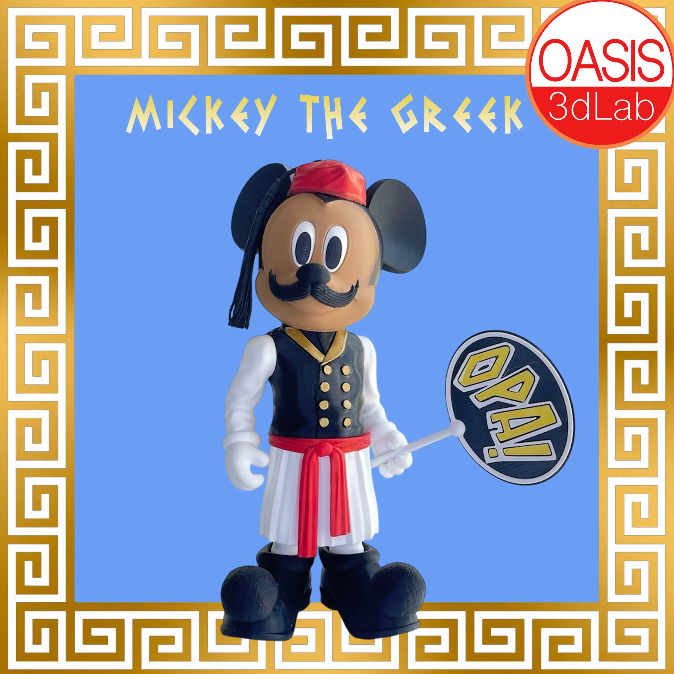 Other STL Download - MICKEY THE GREEKby Oasis3dlab