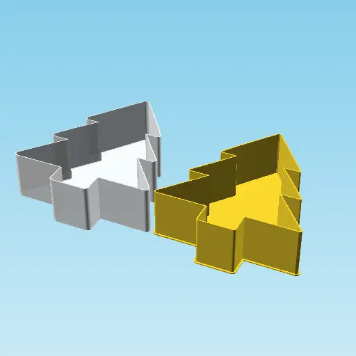 Tree Icons 005A, nestable box (v2) | 3D models download | Creality Cloud