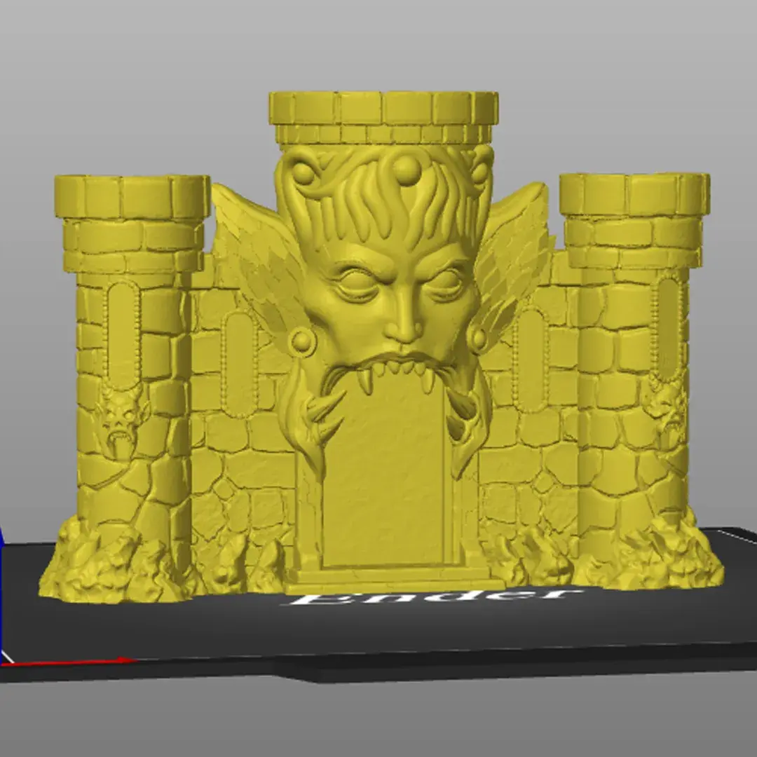 Board Games & Card Games STL Download - MOTU Origins Castle Hellskullby ...