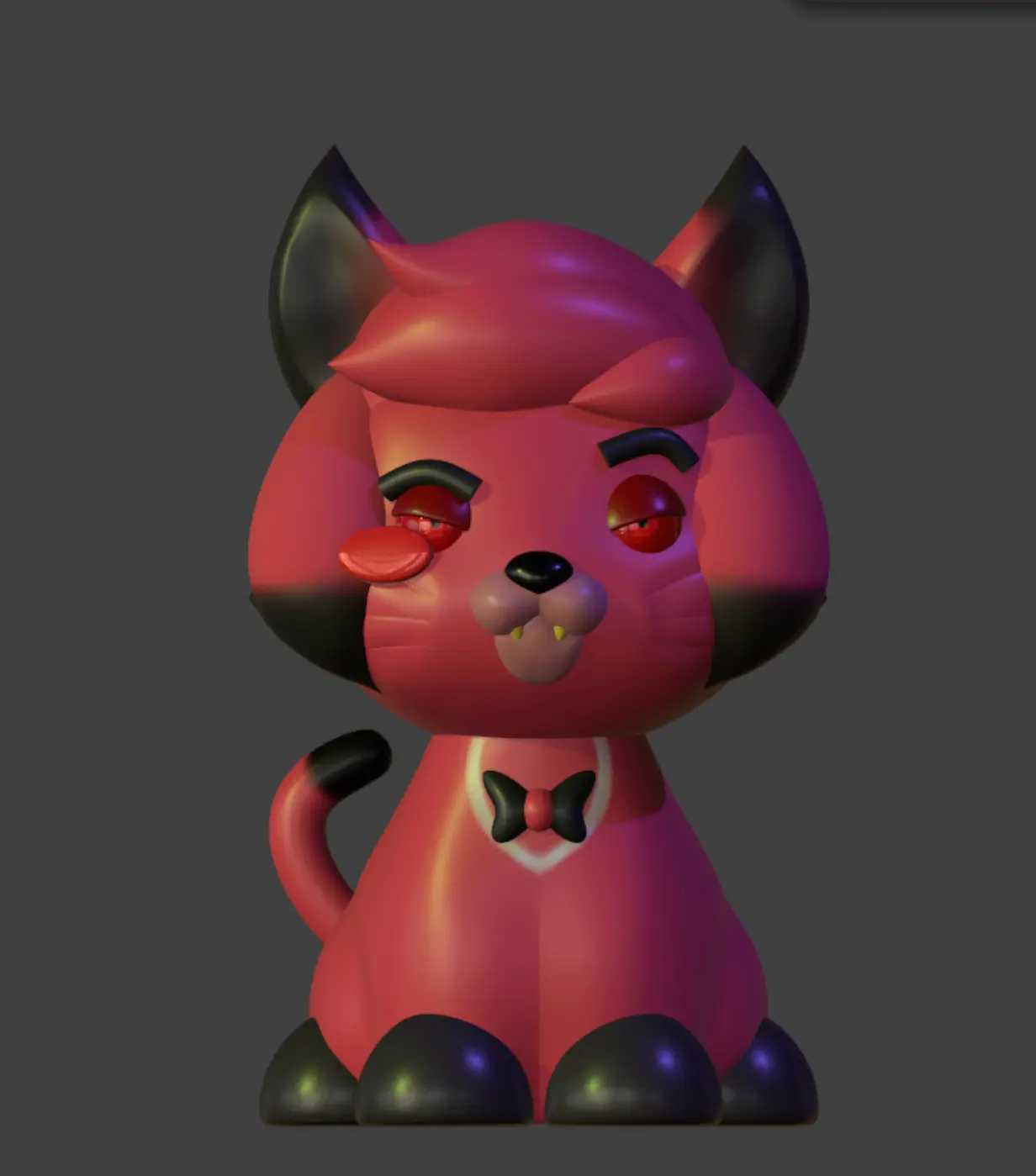 Characters & Creatures STL Download - ALASTOR CAT / HAZBIN HOTELby ...