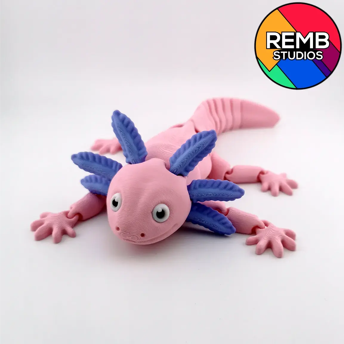 3D Printer Files | 3MF File | Flexi Axolotl | Print-in-place | No ...