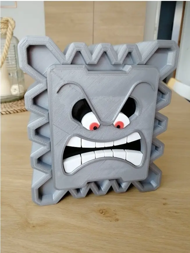 3D Printer Files | 3MF File | Super Mario Thwomp | Creality Cloud