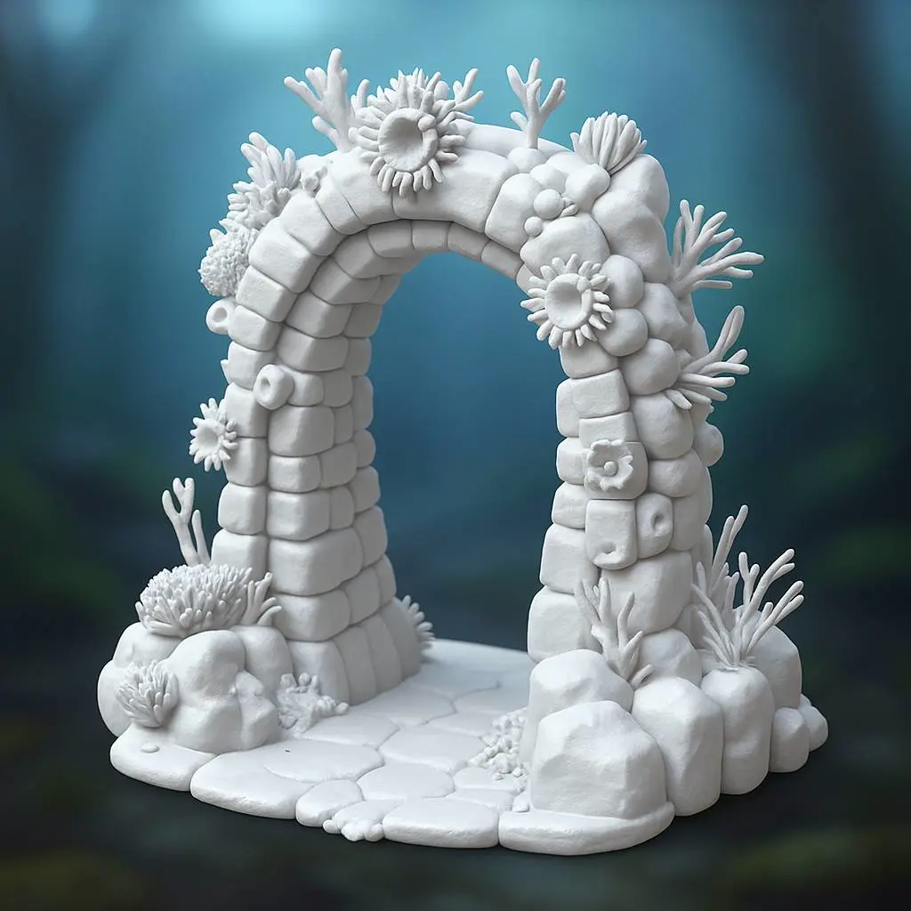 Other STL Descarga - Coral Gate of the Sunken Paths - Meta Mystery