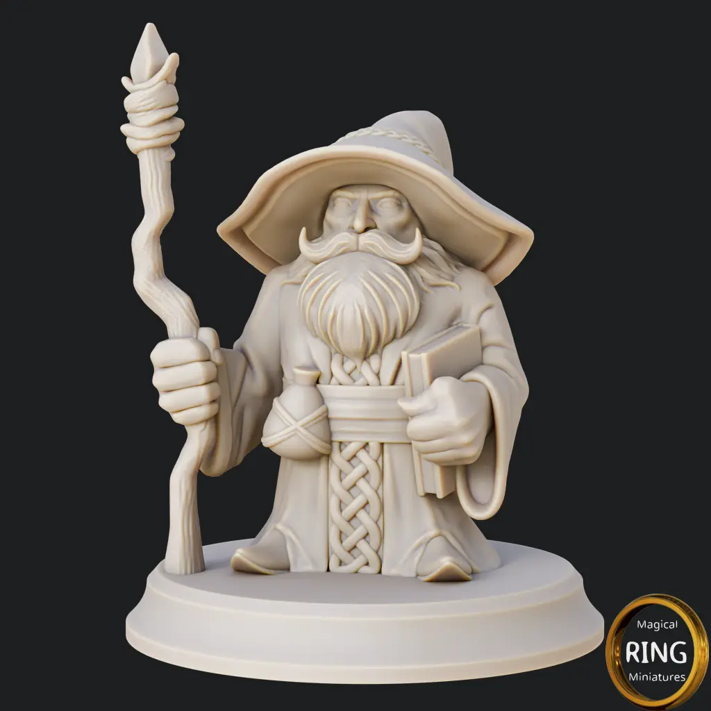 Characters & Creatures STL Download - Magicianby MagicalRINGMiniature