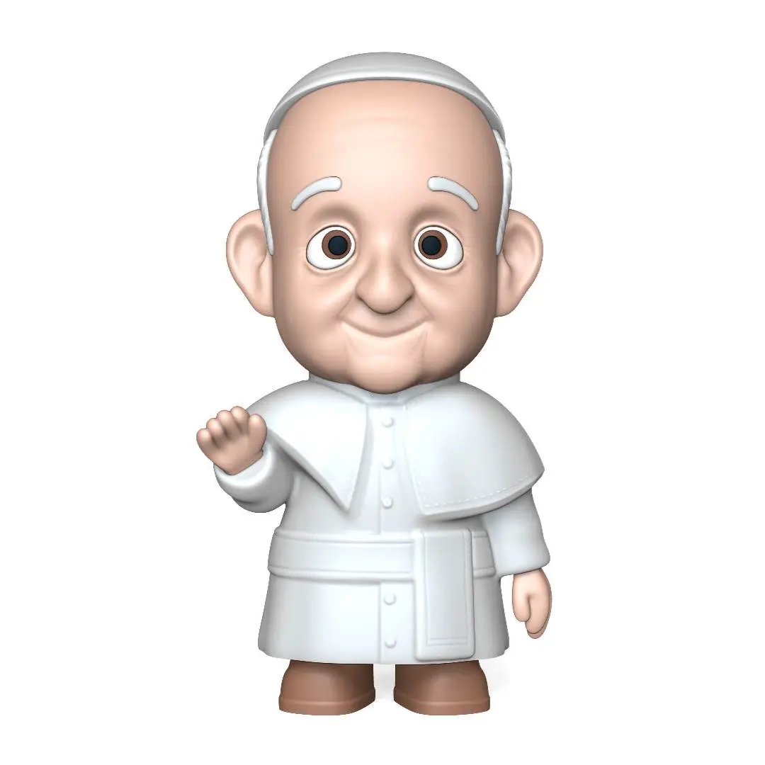 Characters & Creatures STL indir - Pope Francis Miniature Printable ...