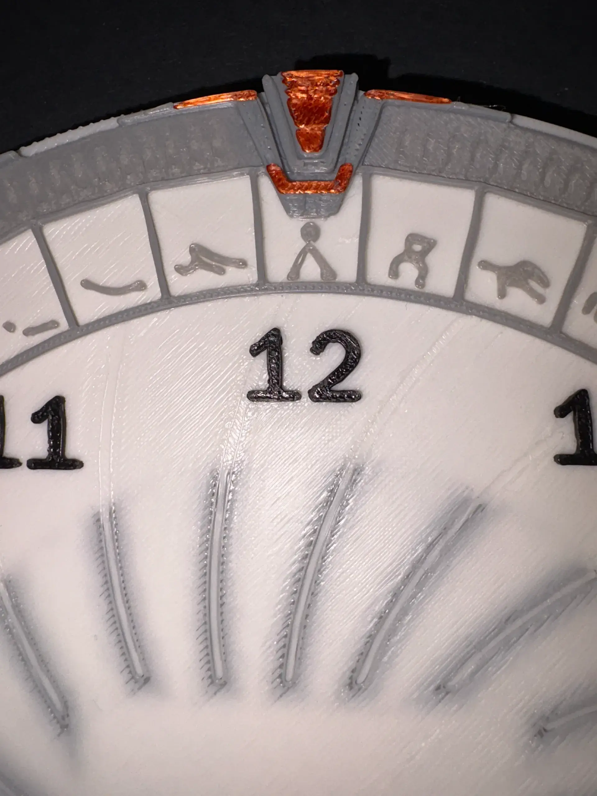 3D Printer Files | 3MF File | Clock-Stargate Theme | Creality Cloud
