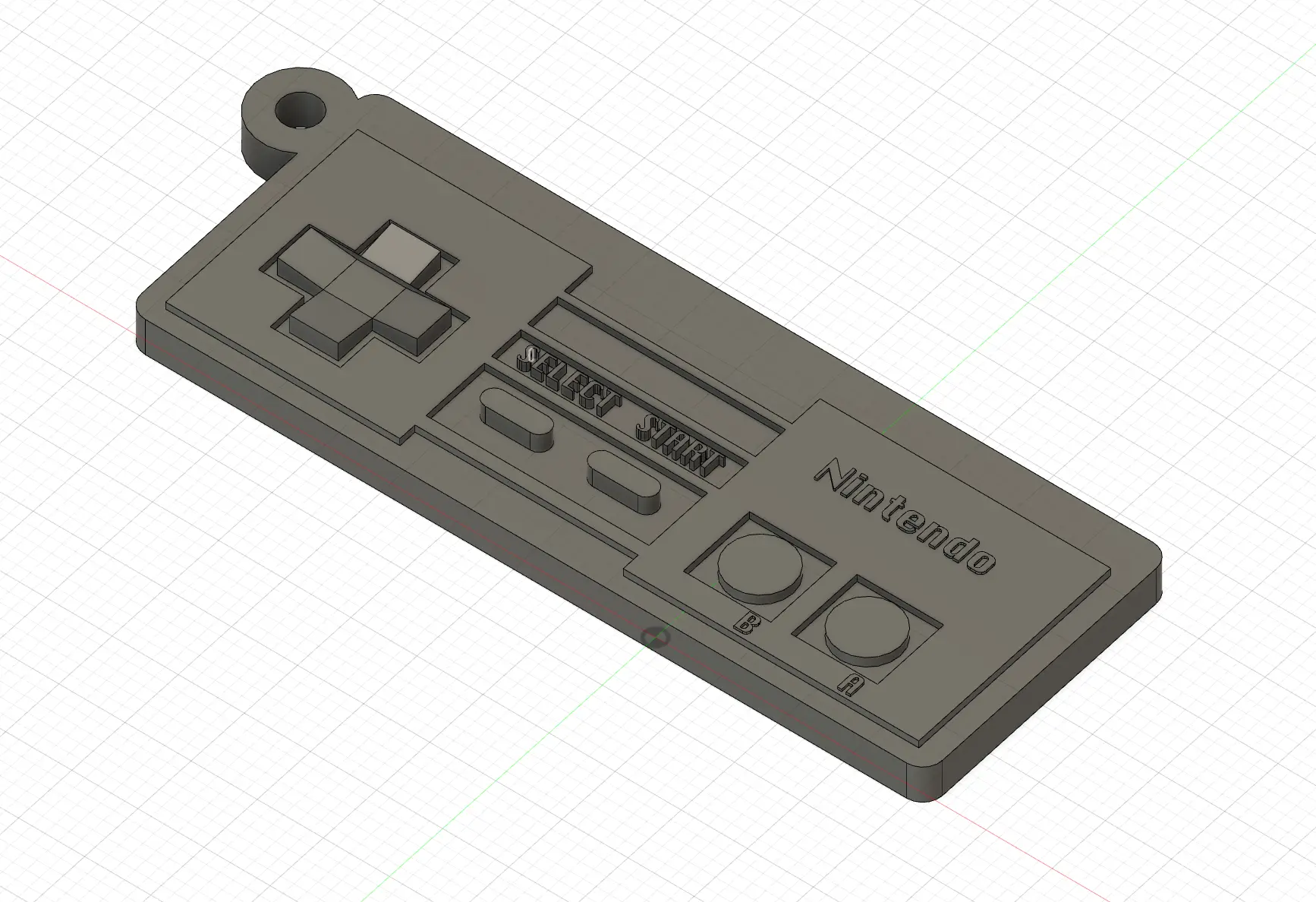 Jewelry & Accessories STL Download - nintendo keychain llaveroby ...