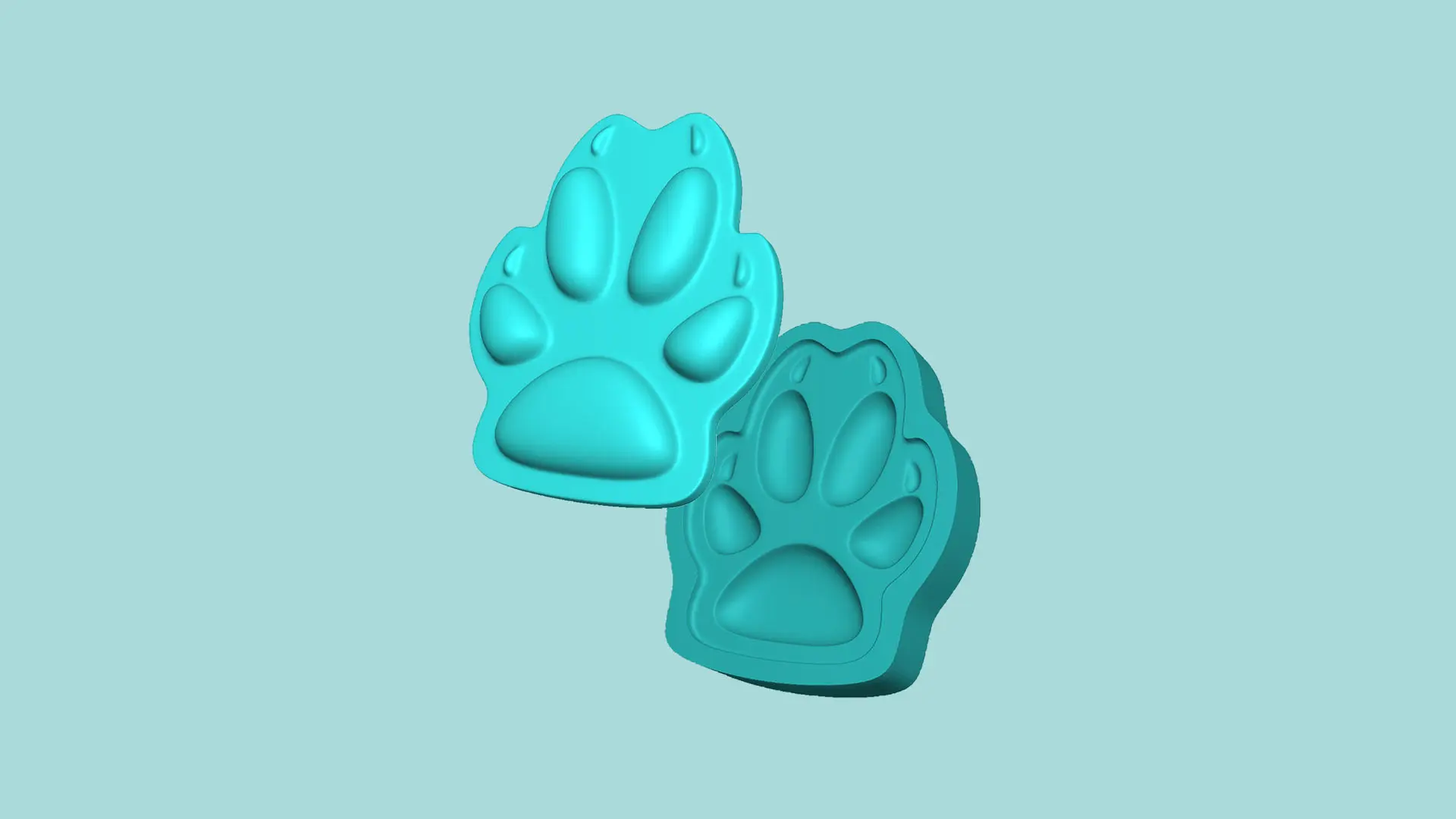 Other STL Download - Fox Footstep - Silicone Mold -Templateby guisommer