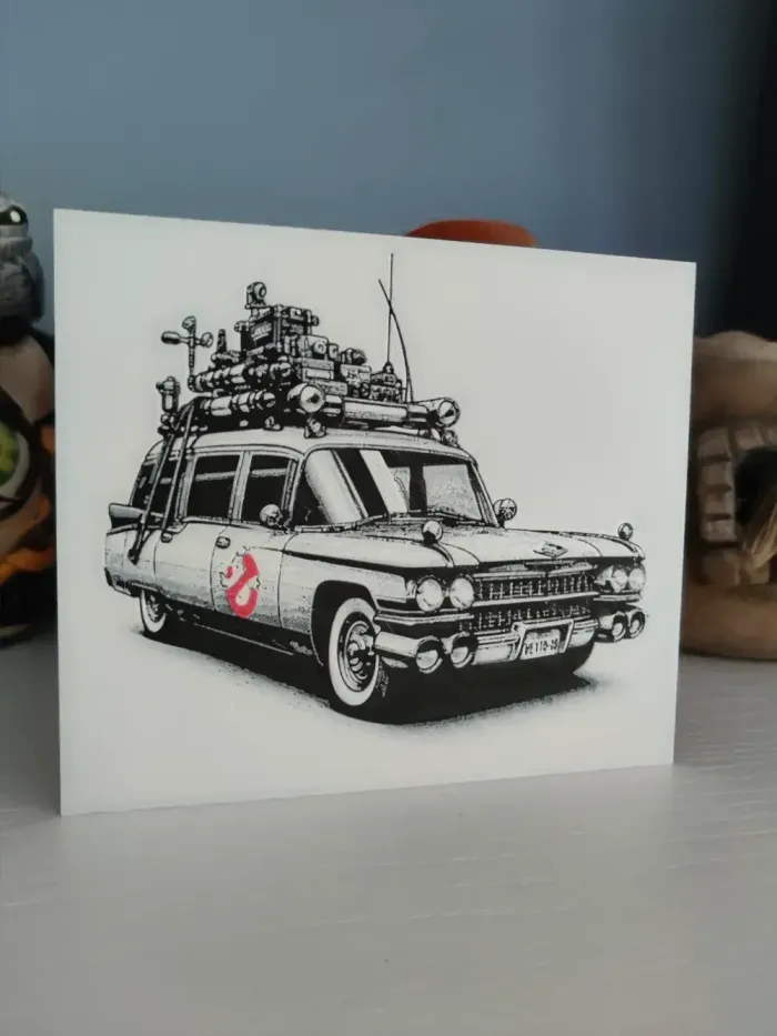 3D Printer Files | 3MF File | Ghostbusters car hueforge | Creality Cloud