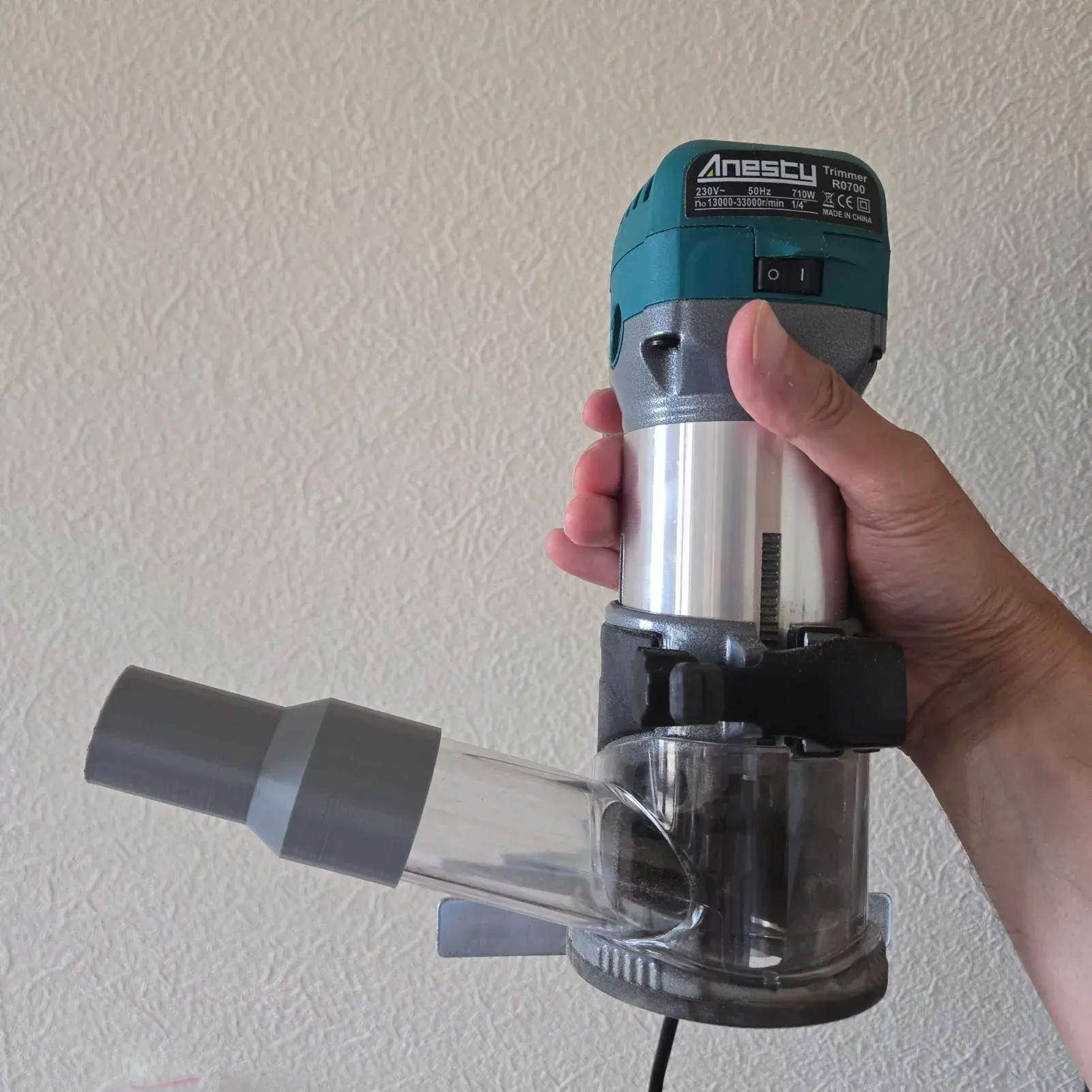 Tools & Spare Parts STL Download - Palm Router to Vaccum Adapterby Design Tech