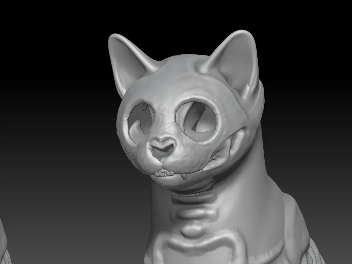 Other STL Download - cat skull pack 1by Gigi_toys