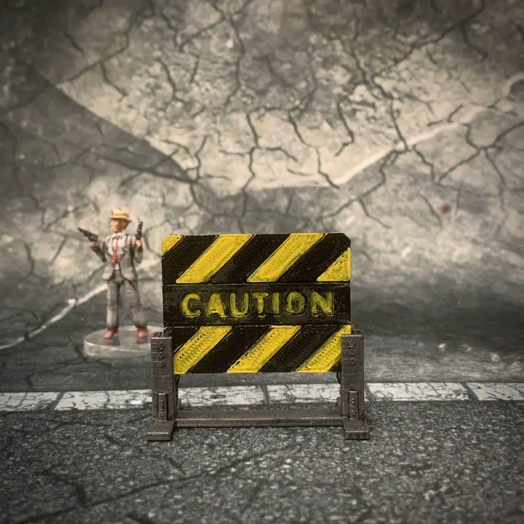 3D Printer Files | 3MF File | Caution Sign | Creality Cloud