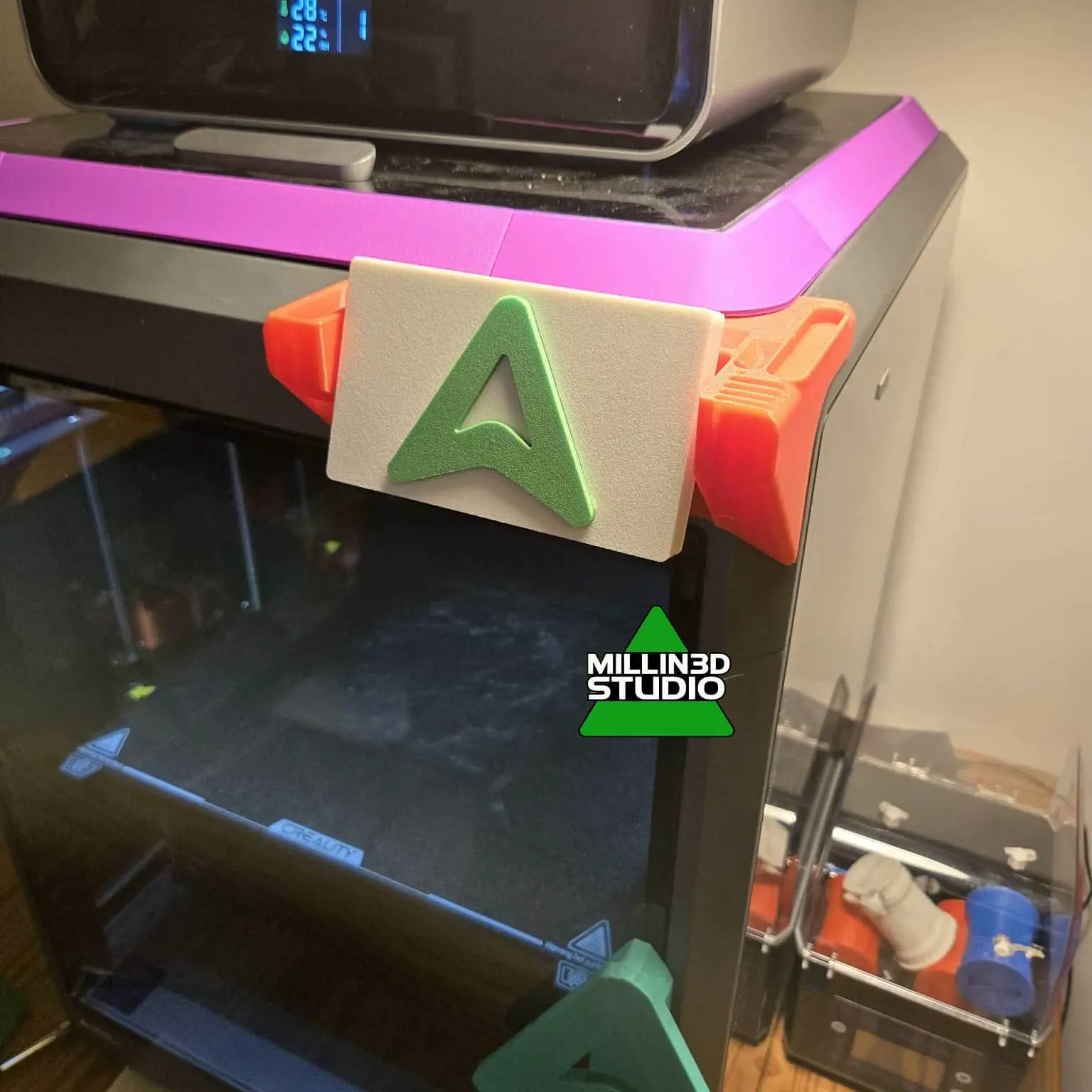 3D Printer Files | 3MF File | Creality K2 Plus Triangle Logo Screen Cover Multiple models