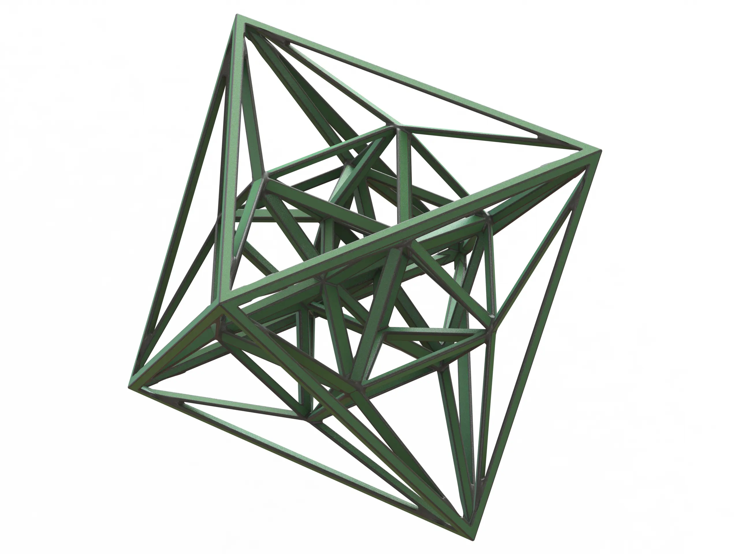 Digital Art STL Download - Wireframe Shape Geometric 24-Cellby MR AnyCAD