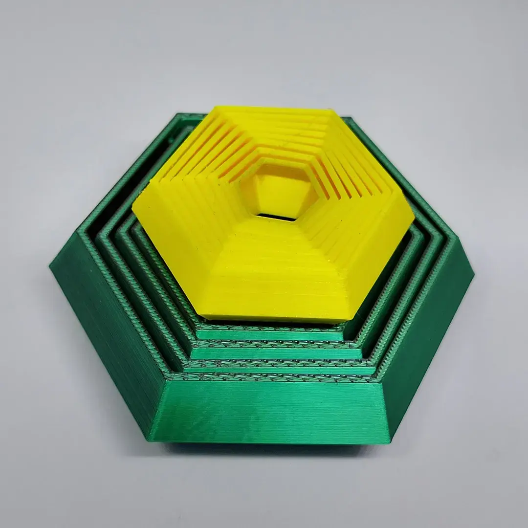 3D Printer Files | 3MF File | Hand Hex Fidget | Creality Cloud