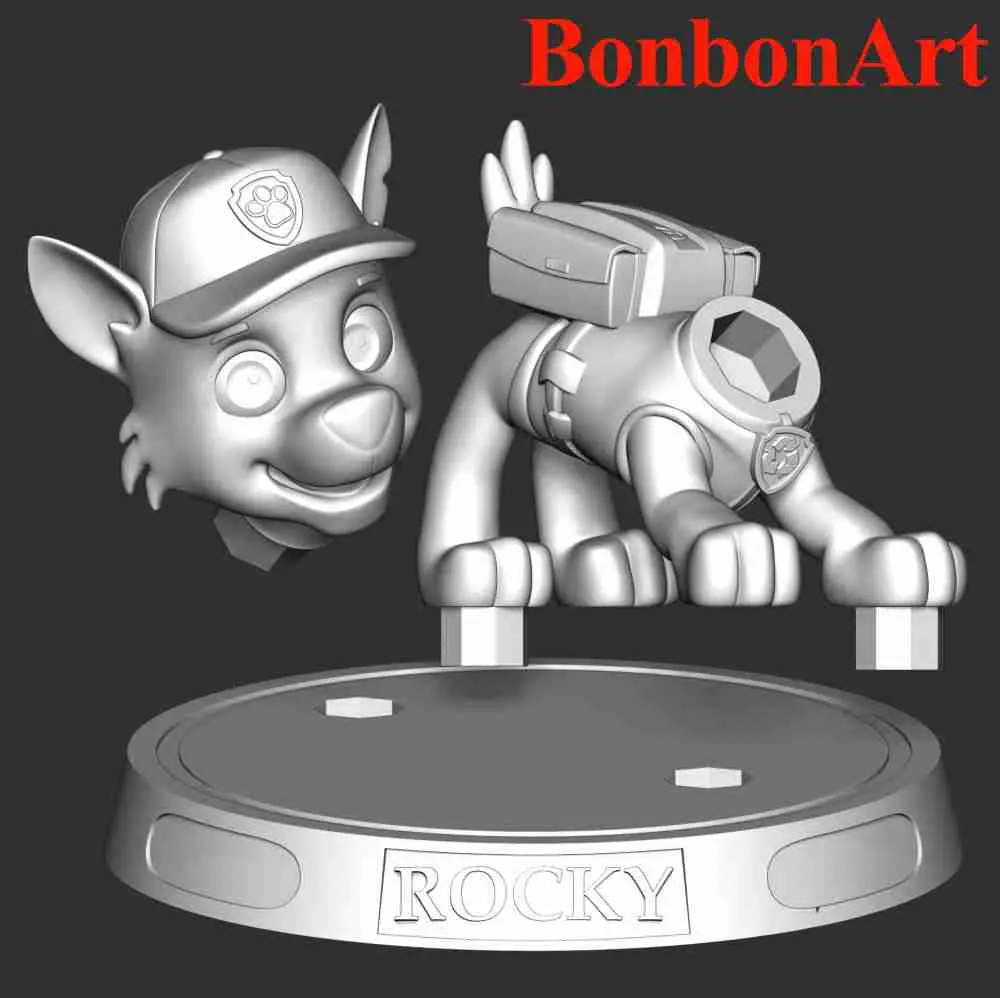 Rocky paw patrol | 3D models download | Creality Cloud