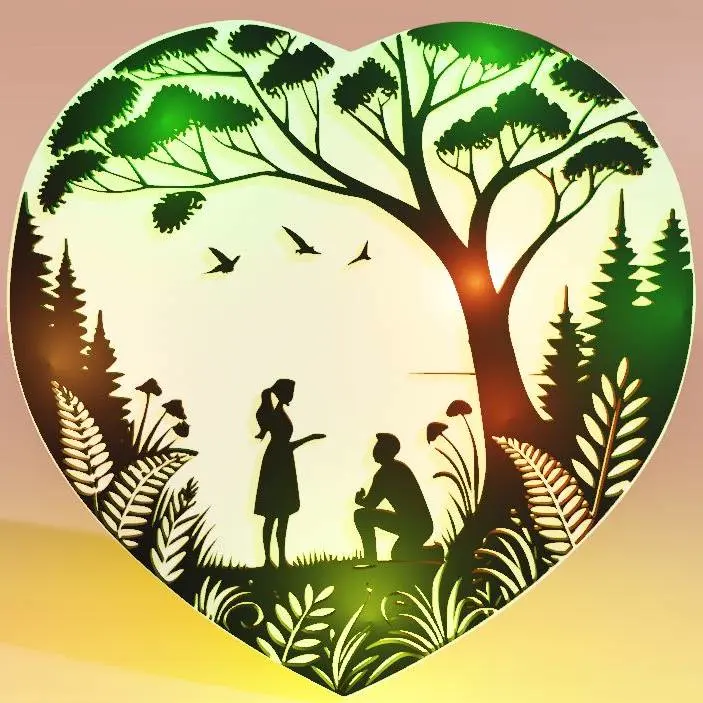 3D Printer Files | 3MF File | love couple | Creality Cloud