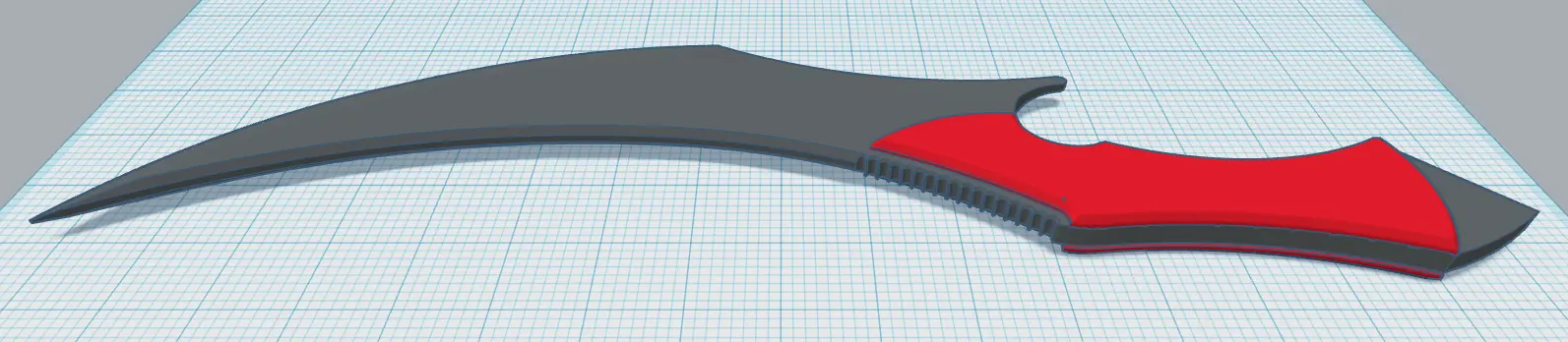 Free Cosplay STL Download - Large Cosplay Knife 4by Cyberbeast