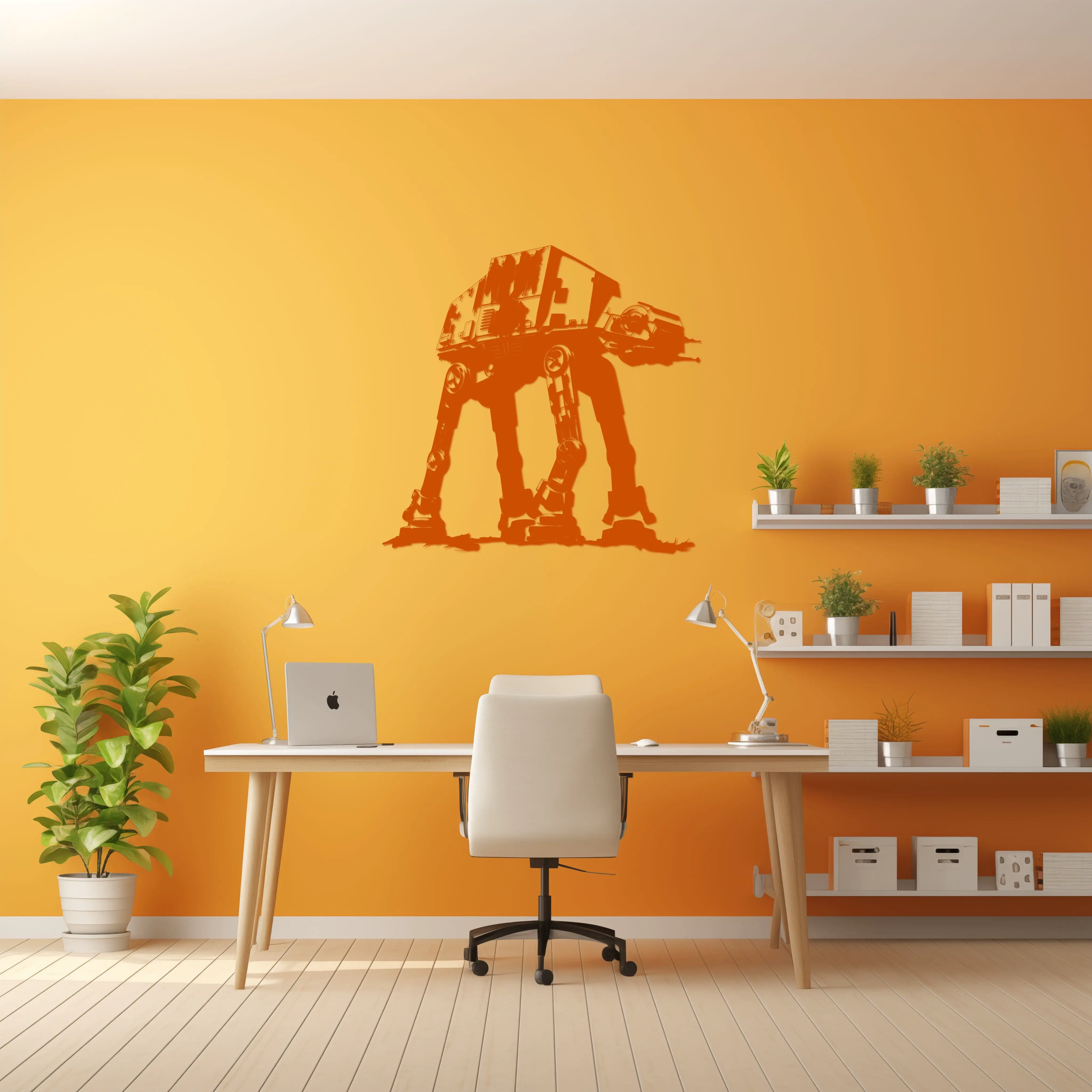 Industrial Design & Prototypes STL Download - AT-AT Wall Artby Ri0m0