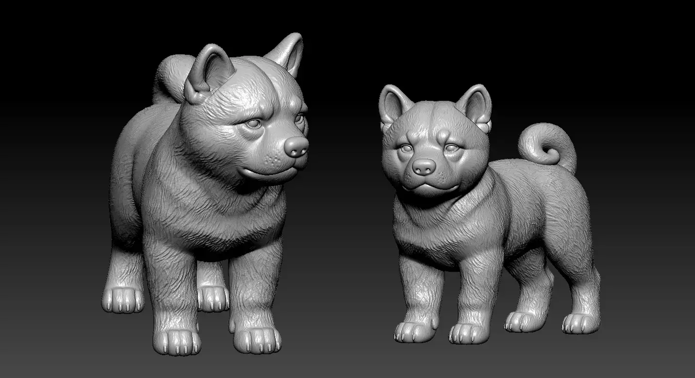 Other STL Download - Siberian Husky model - Husky statue - 3D printby ...