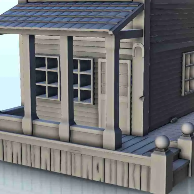 Wild West Billy's store - western old ACW USA US civil war a | 3D ...