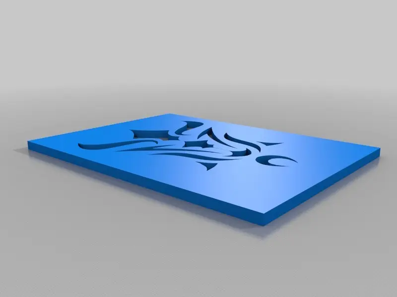 Free Educational Aids STL Download - Re-Estize Kingdom Symbol Stencilby ...