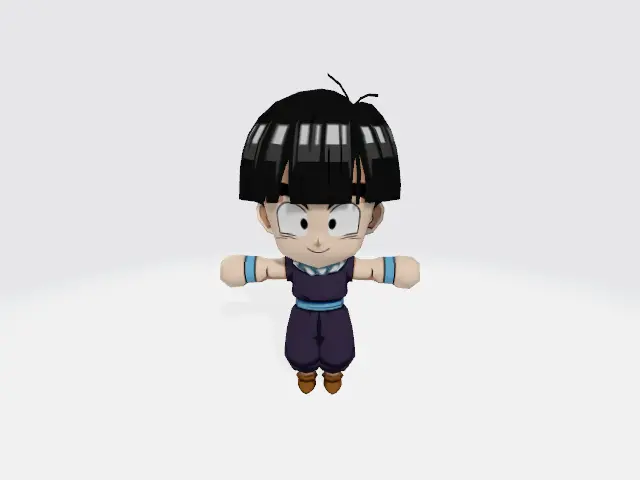 Free Characters & Creatures STL Download - Baby Gohan Kidby Tiger1ar