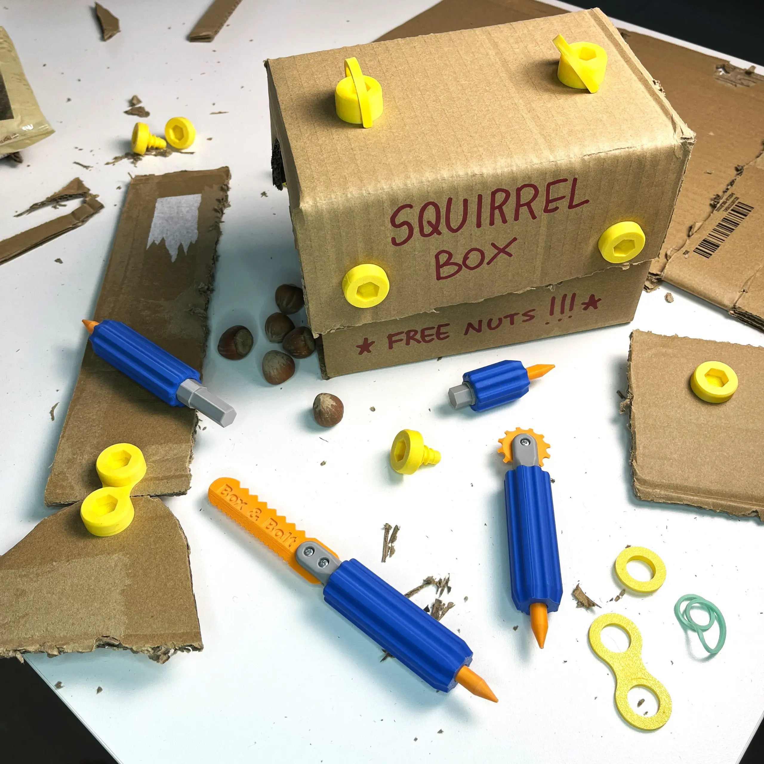 Archivos de impresora 3D | Archivo 3MF | Cardboard Crafting Tools, Box ...