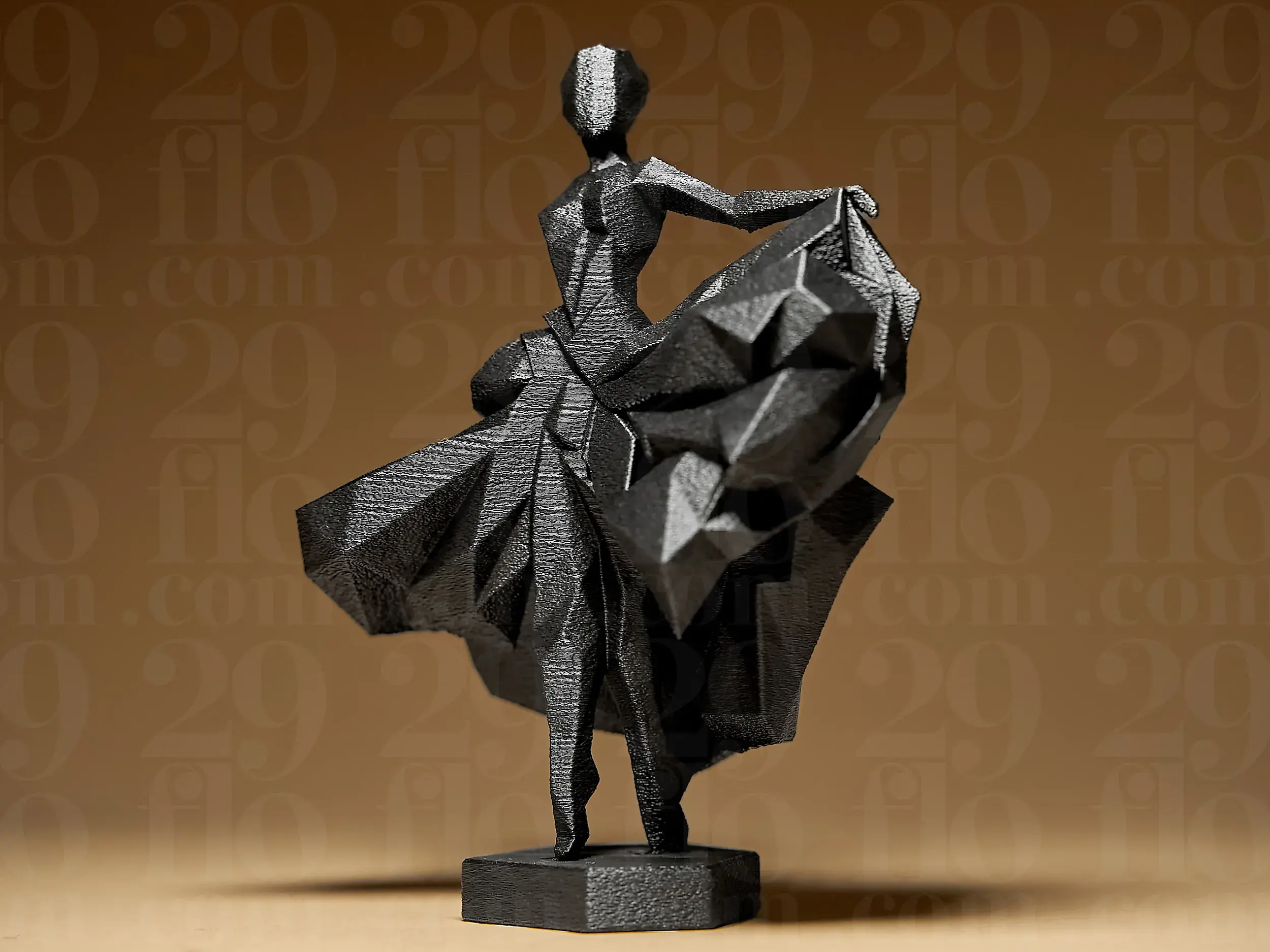 3D Printer Files | 3MF File | Geometric Ballerina Dancer | Creality Cloud