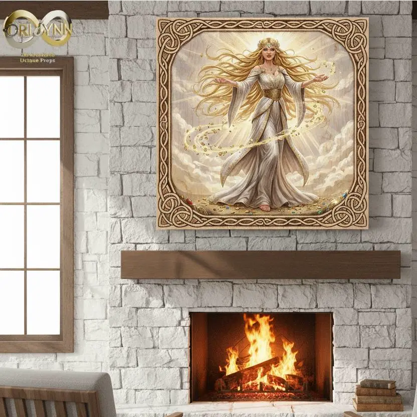 3D Printer Files | 3MF File | The Nordic Vanir Goddess Gersemi mounted ...