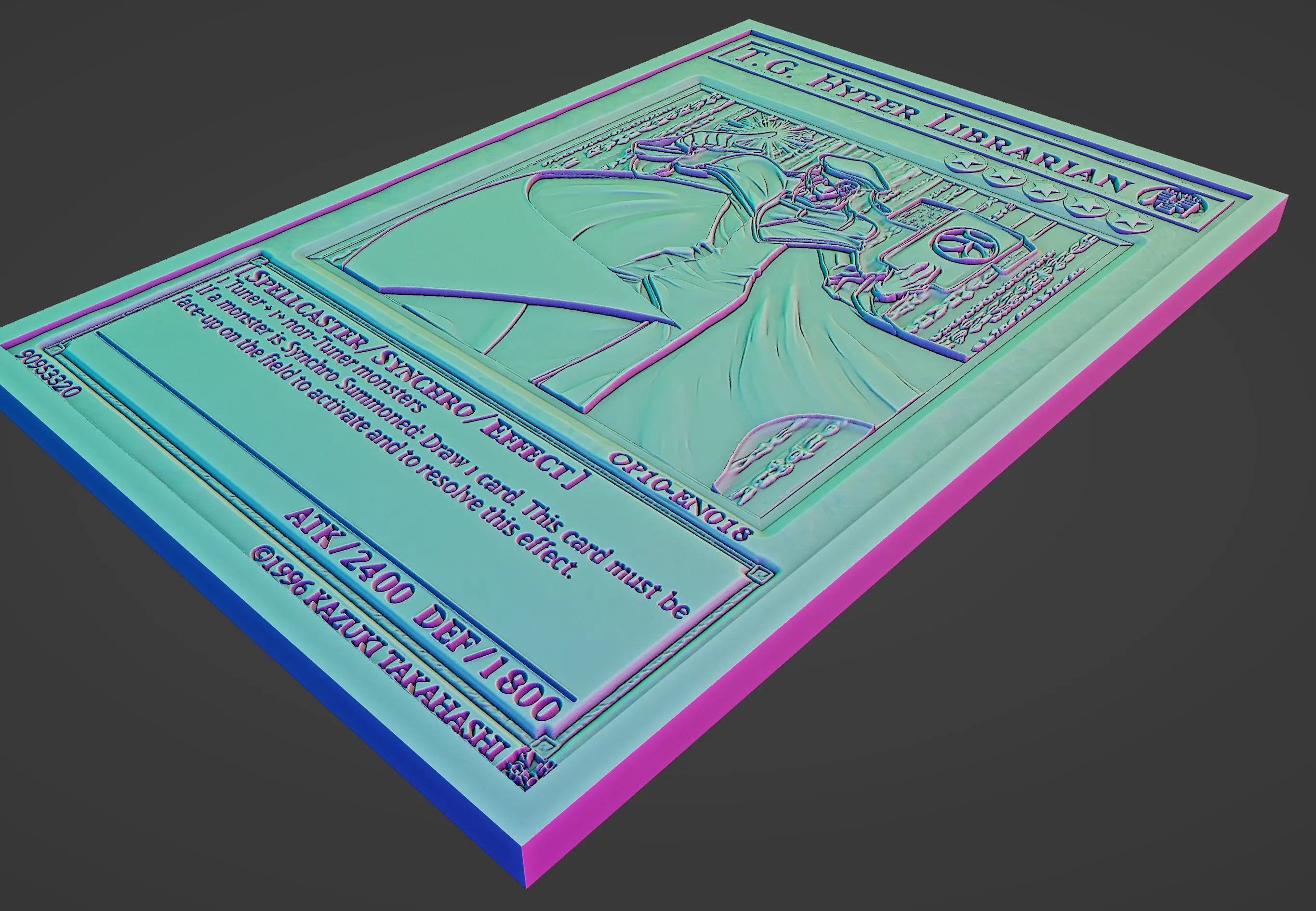 3D Printer Files | 3MF File | T.G. HYPER LIBRARIAN - YUGIOH | Creality ...