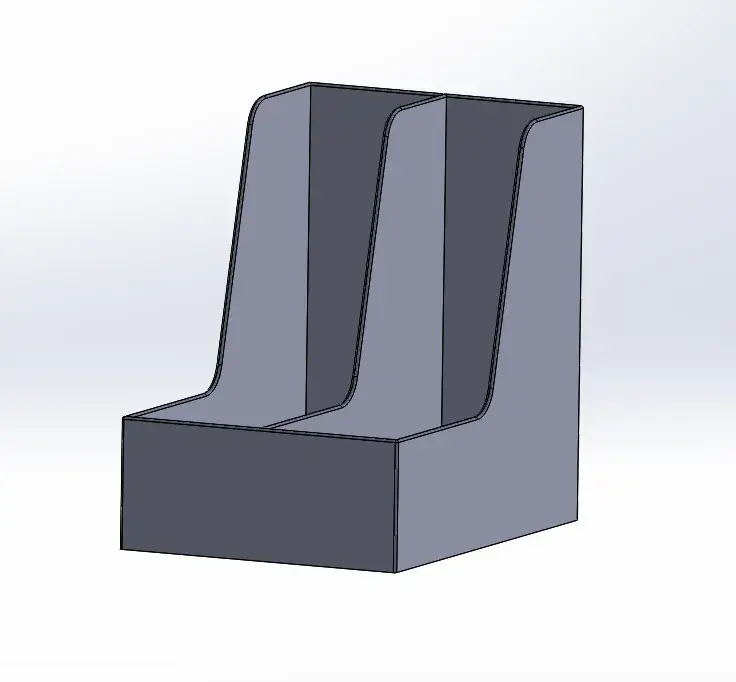 3D Printer Files | 3MF File | 书格 文件收纳格 Document Tray / Paper Organizer ...