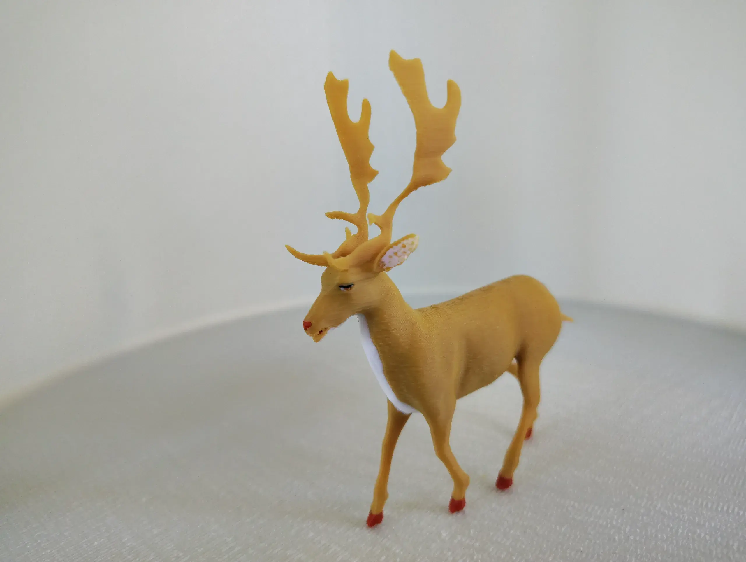 3D Printer Files | 3MF File | Fallow Deer 2 Figurine Poses; Walking and ...