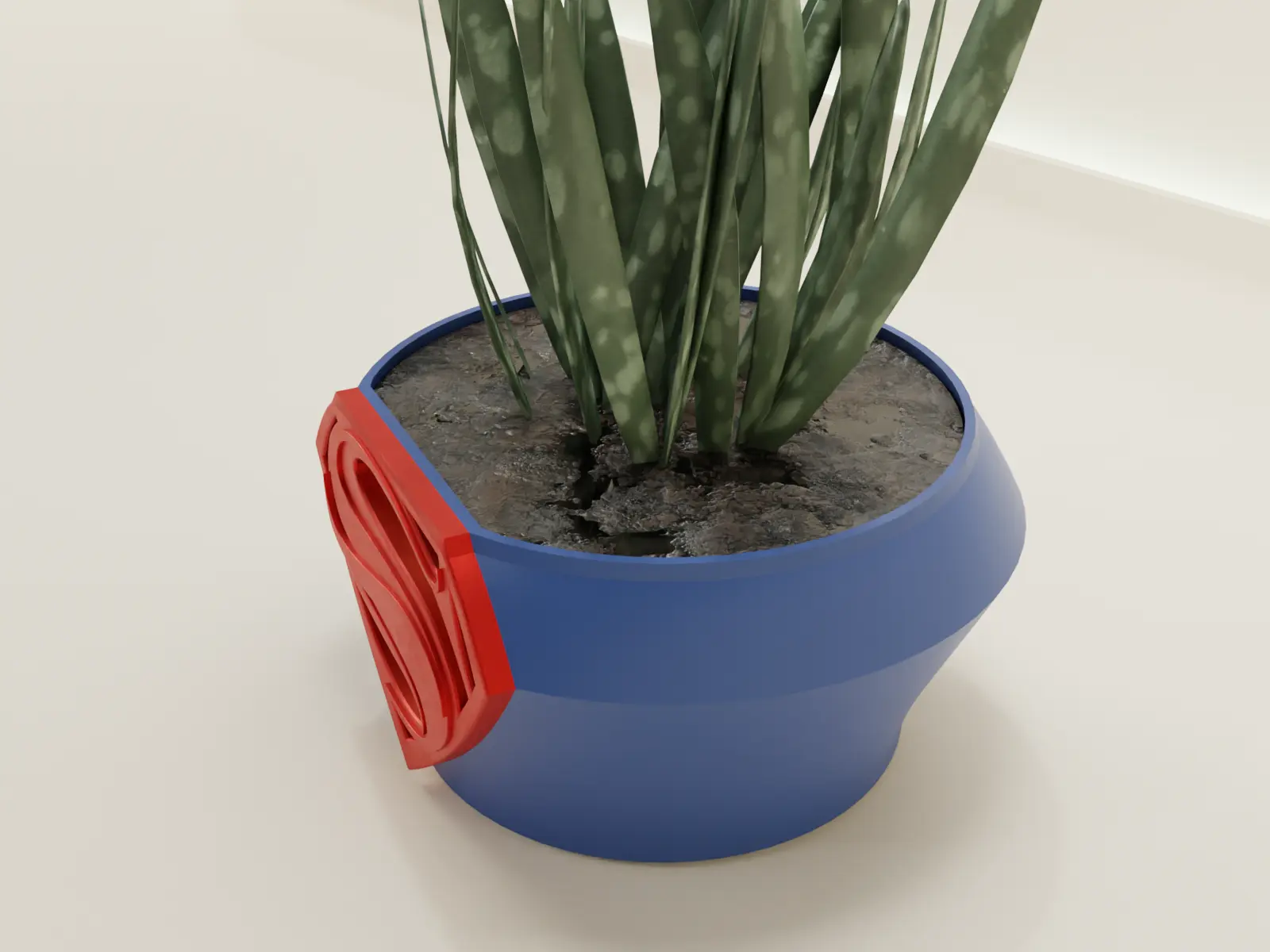 Home Decorations & Ornaments STL Download - superman plant pot 69by 3D ...