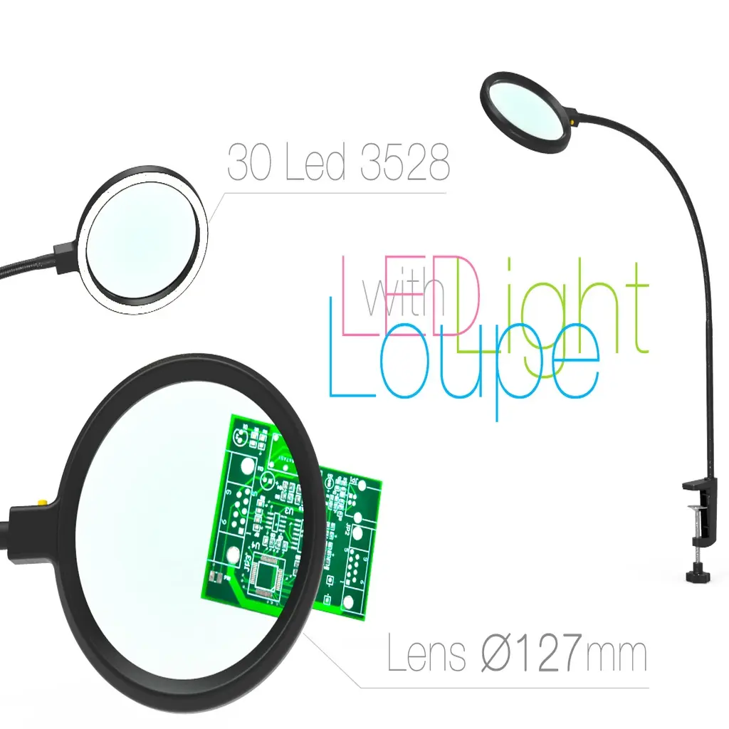 3D Printer Files | 3MF File | Loupe with Led Light | Creality Cloud