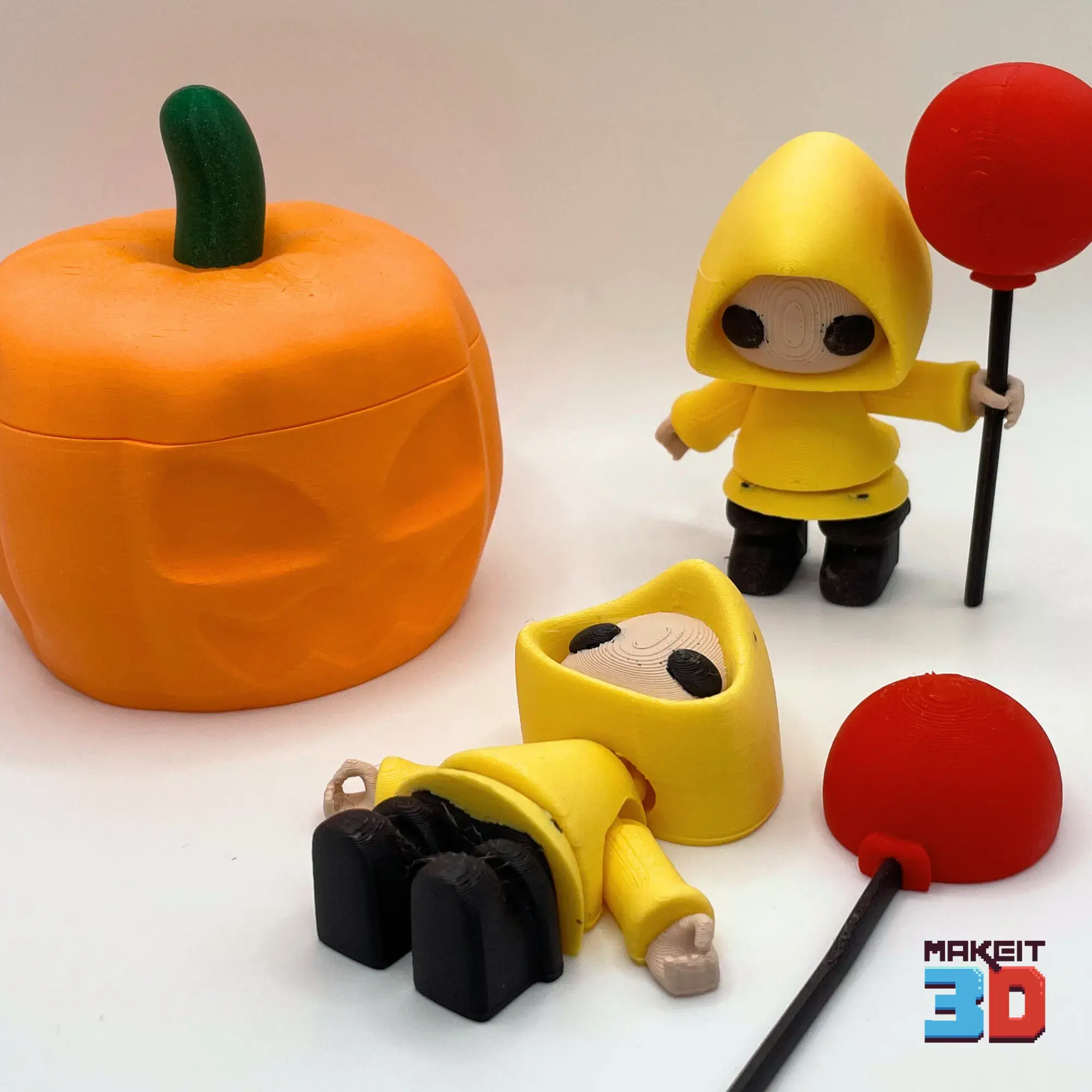 Characters & Creatures STL Download - 3D Printable Georgie Flexiby Makeit3D