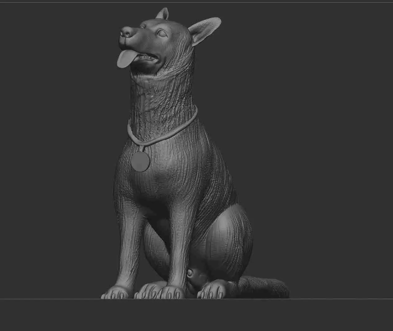 Characters & Creatures STL Download - jarman safed dog 3D print modelby ...