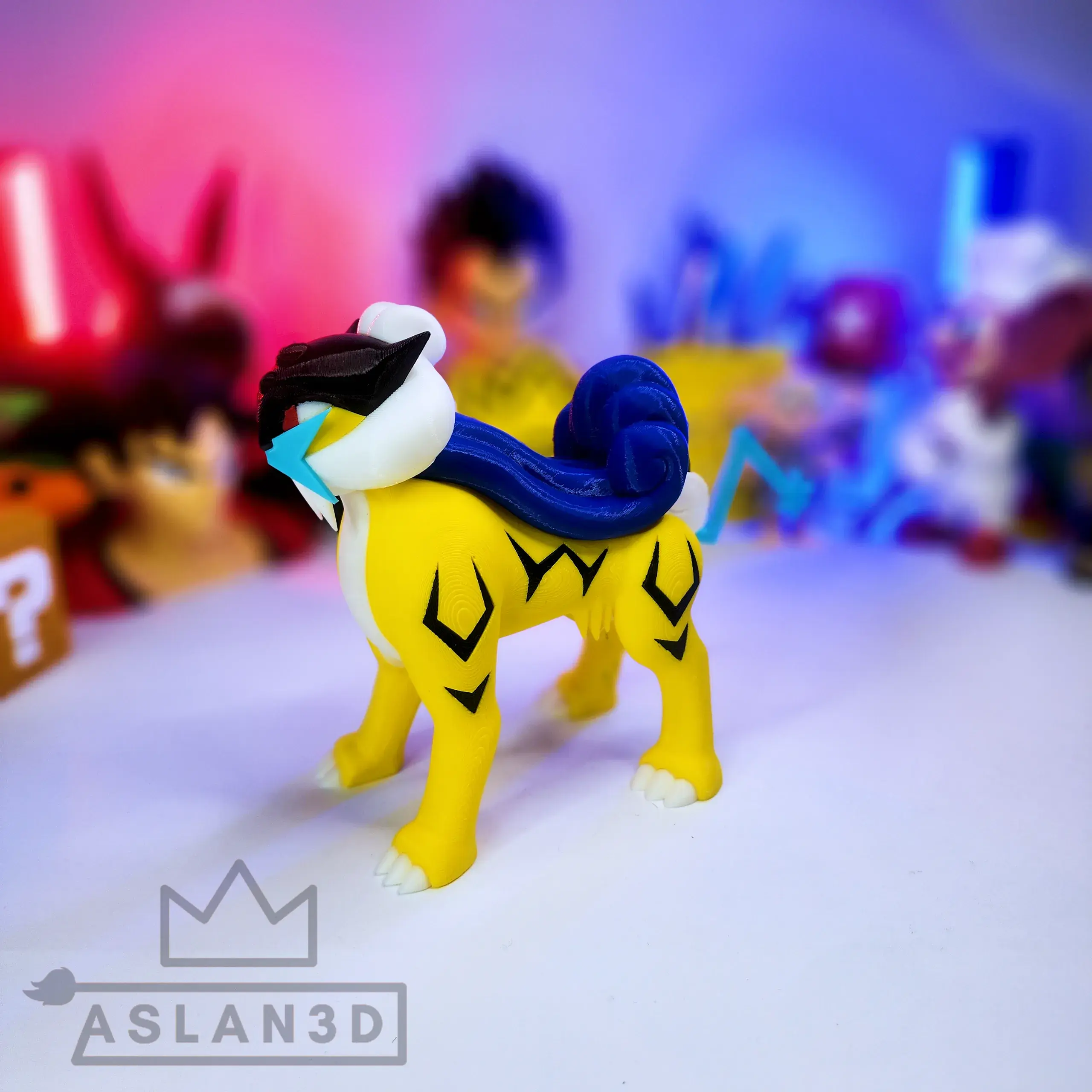 Digital Art STL Download - Raikou By Colorsby Aslan3D
