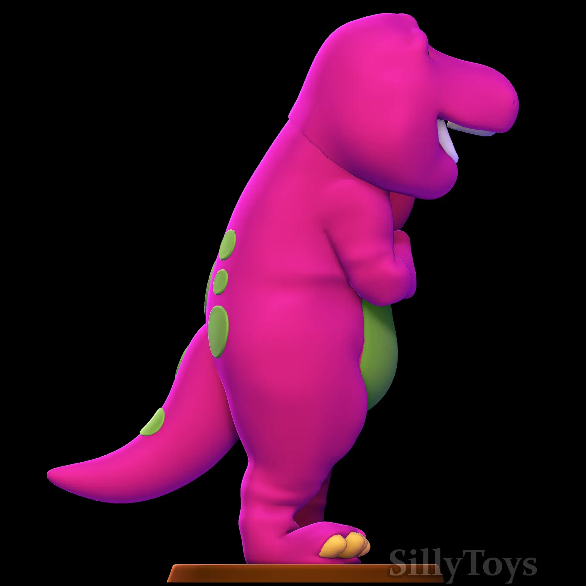 Digital Art STL Download - Barney the Dinosaurby SillyToys