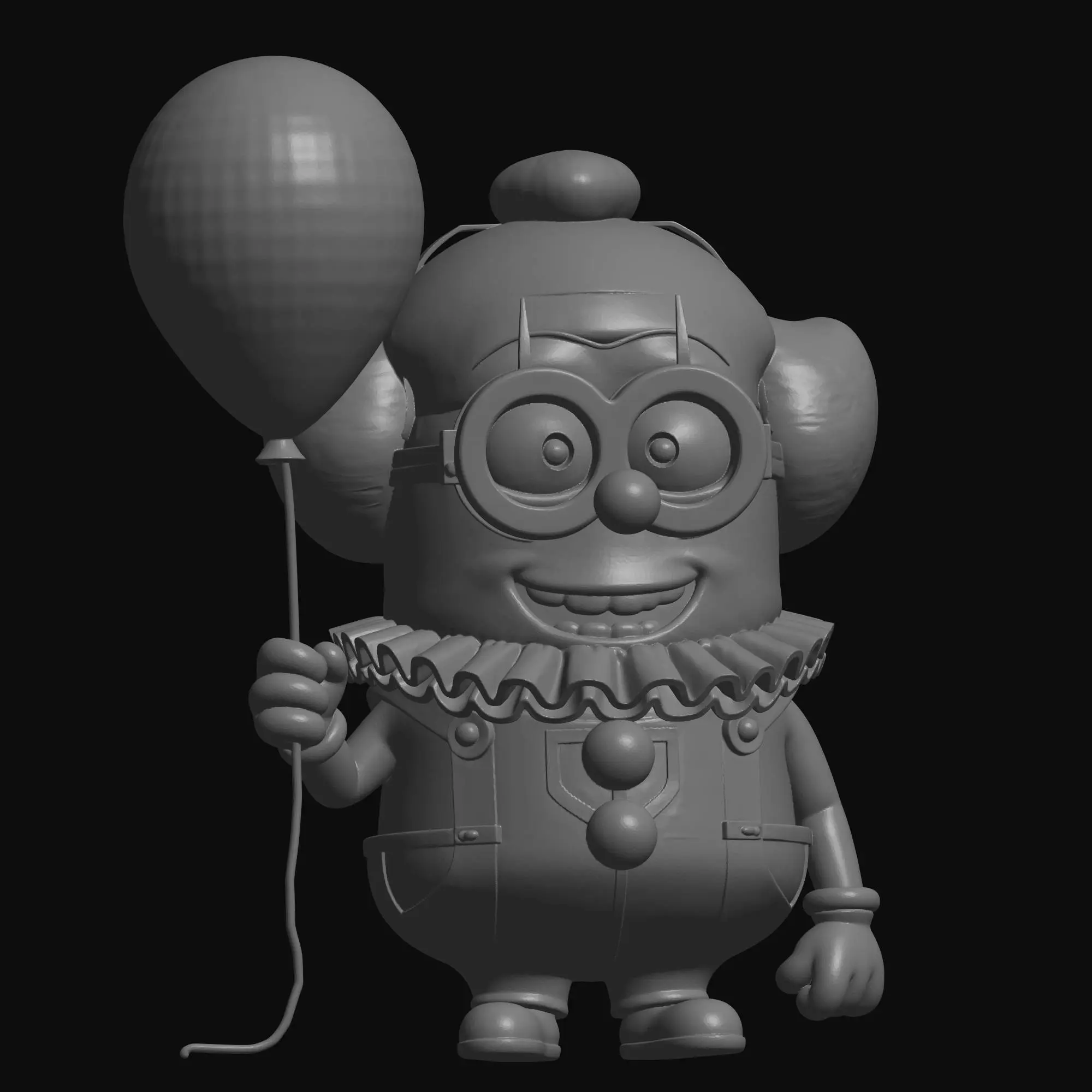 Characters & Creatures STL загрузка - minion clown model - BiLeN MeSH SToRe
