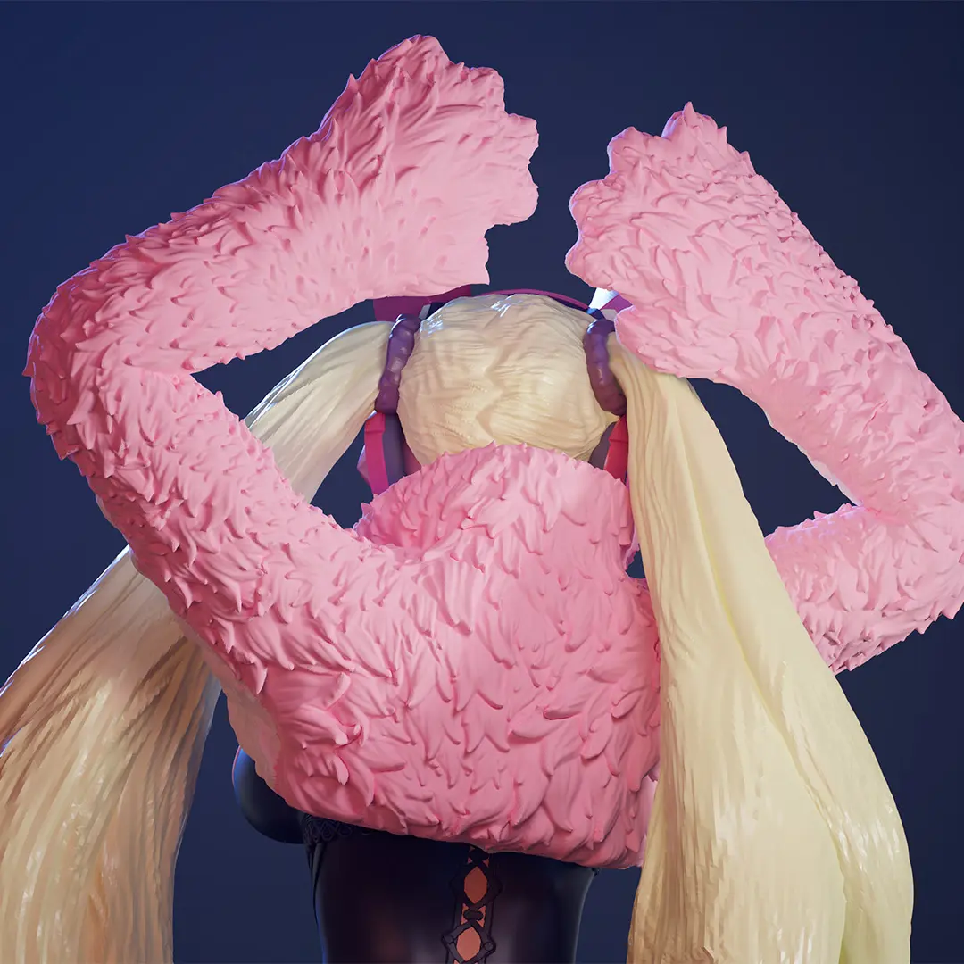 Characters & Creatures STL Download - Lucky Chloe / fanart / Tekkenby ...