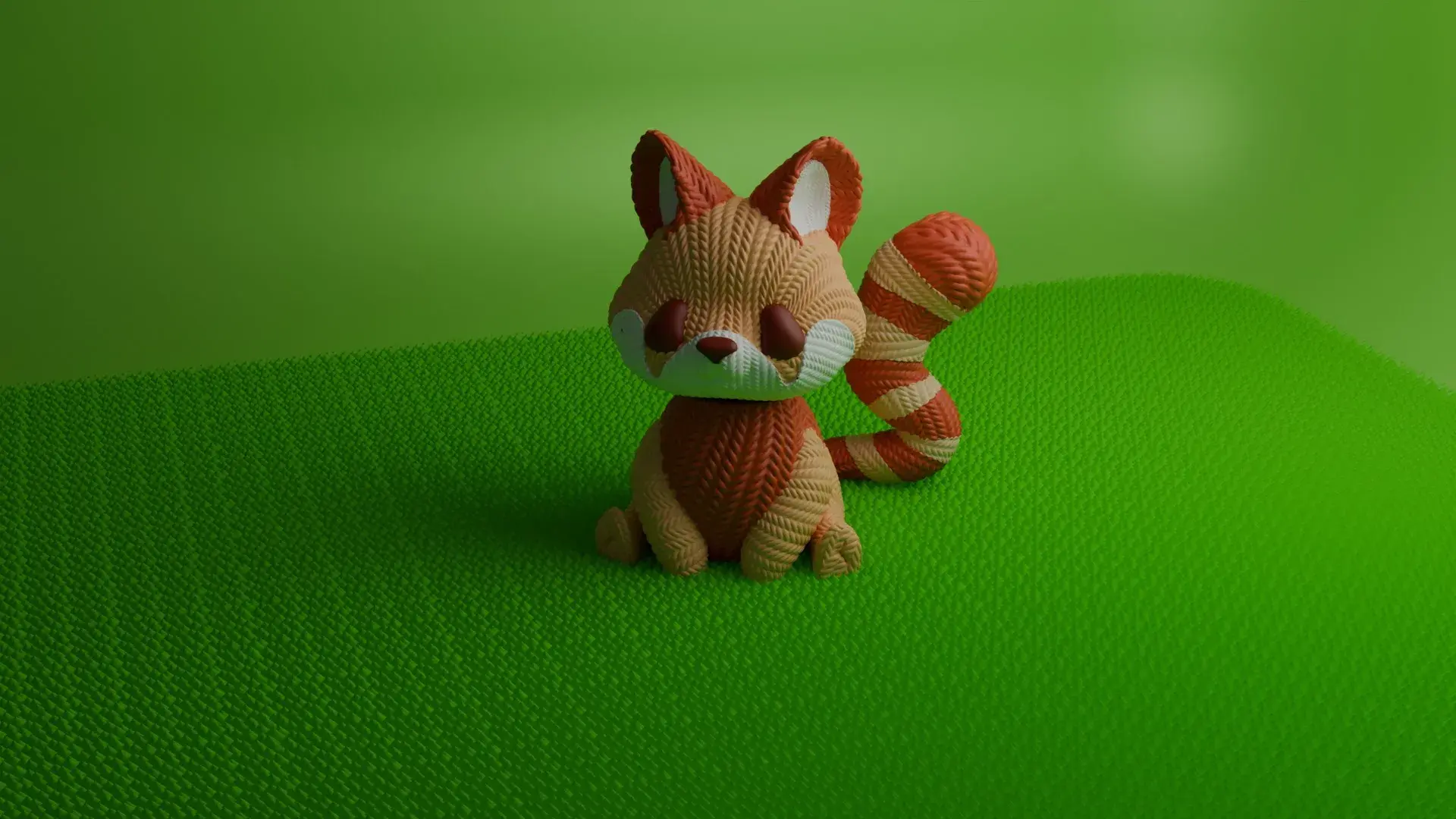 3D Printer Files | 3MF File | Crochet Chibi Ginger Panda | Creality Cloud